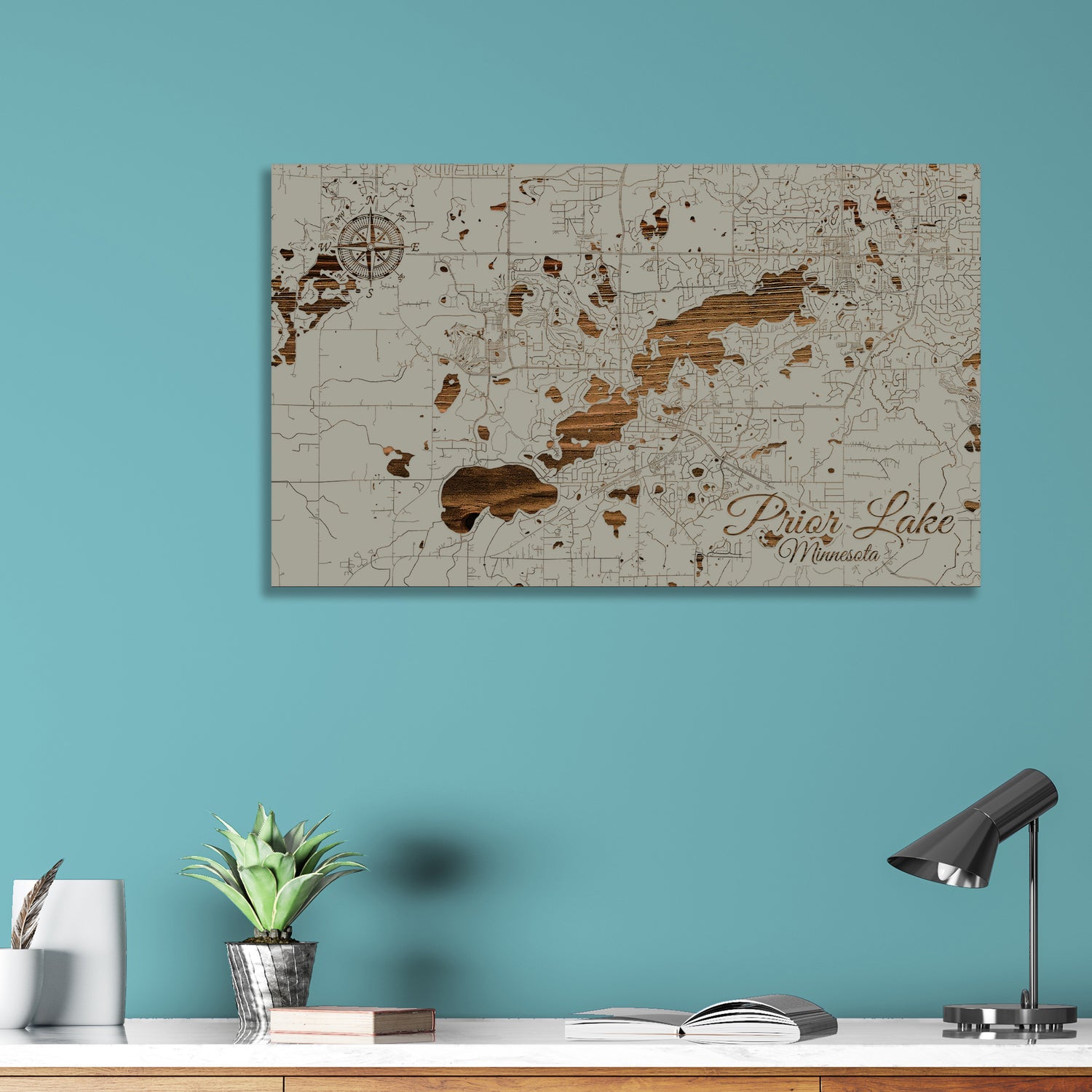 Prior Lake, Minnesota Street Map – Fire & Pine