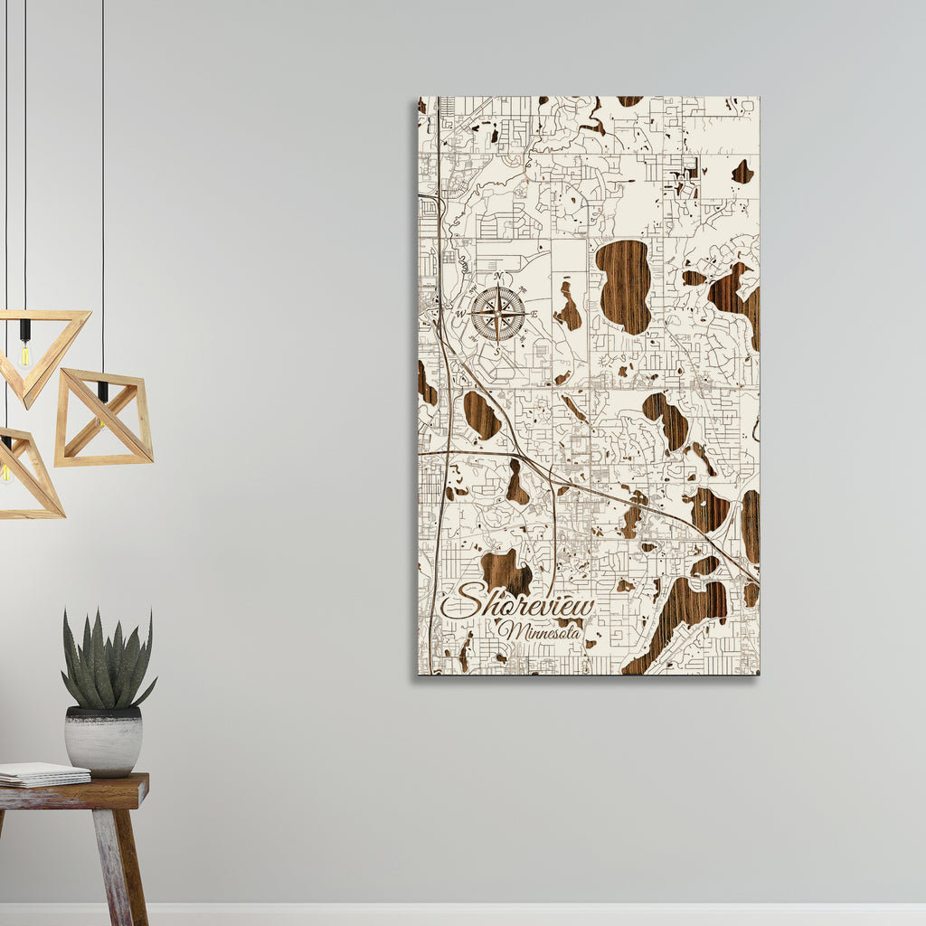 Shoreview, Minnesota Street Map – Fire & Pine