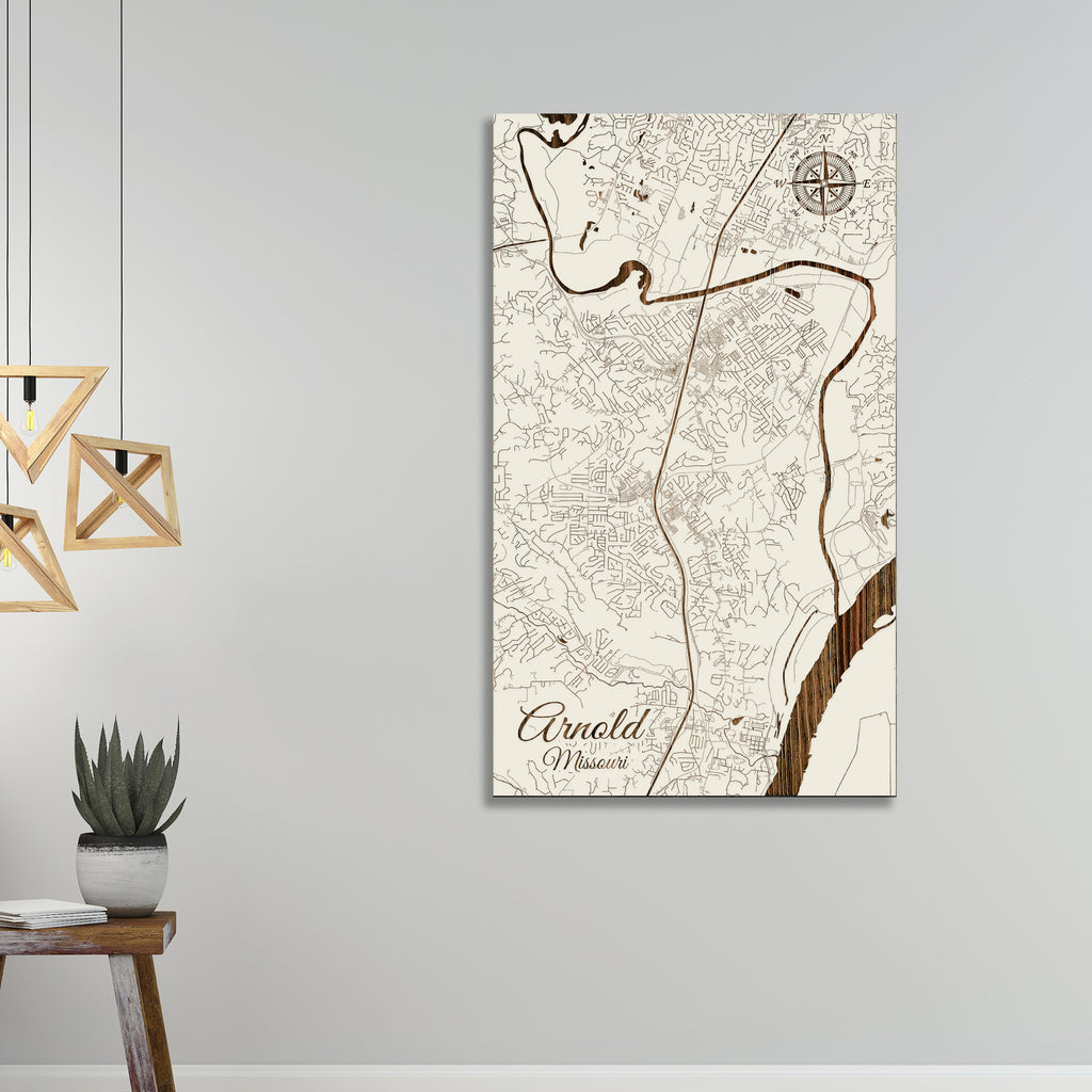 Arnold, Missouri Street Map – Fire & Pine