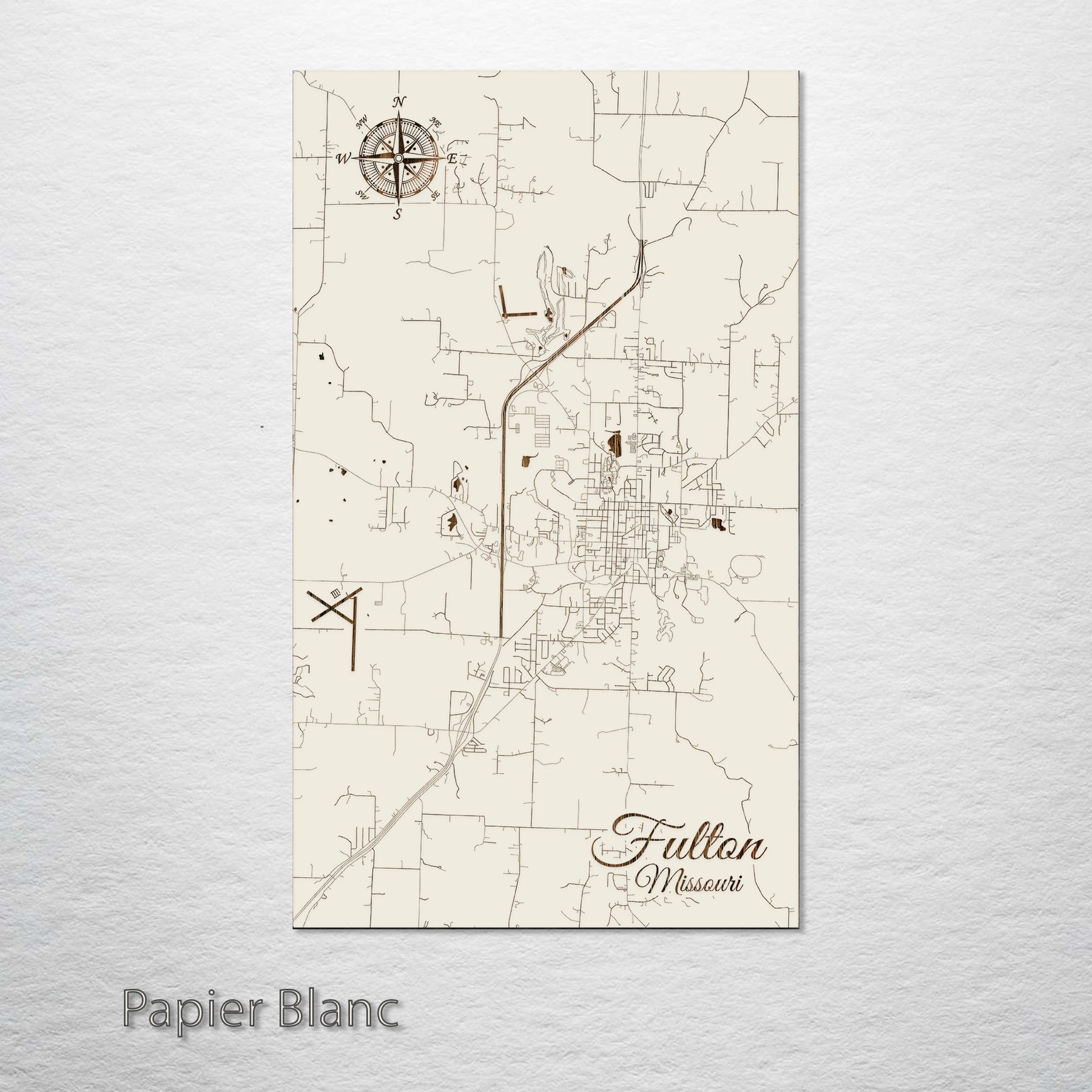 Fulton, Missouri Street Map