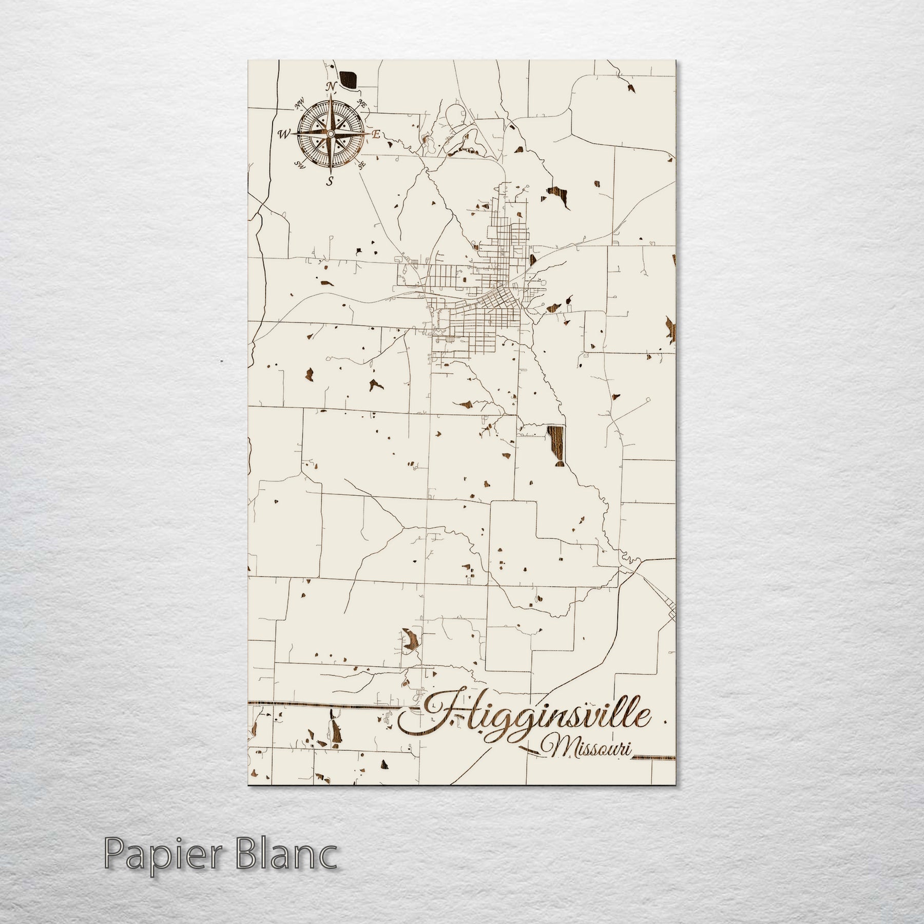 Higginsville, Missouri Street Map