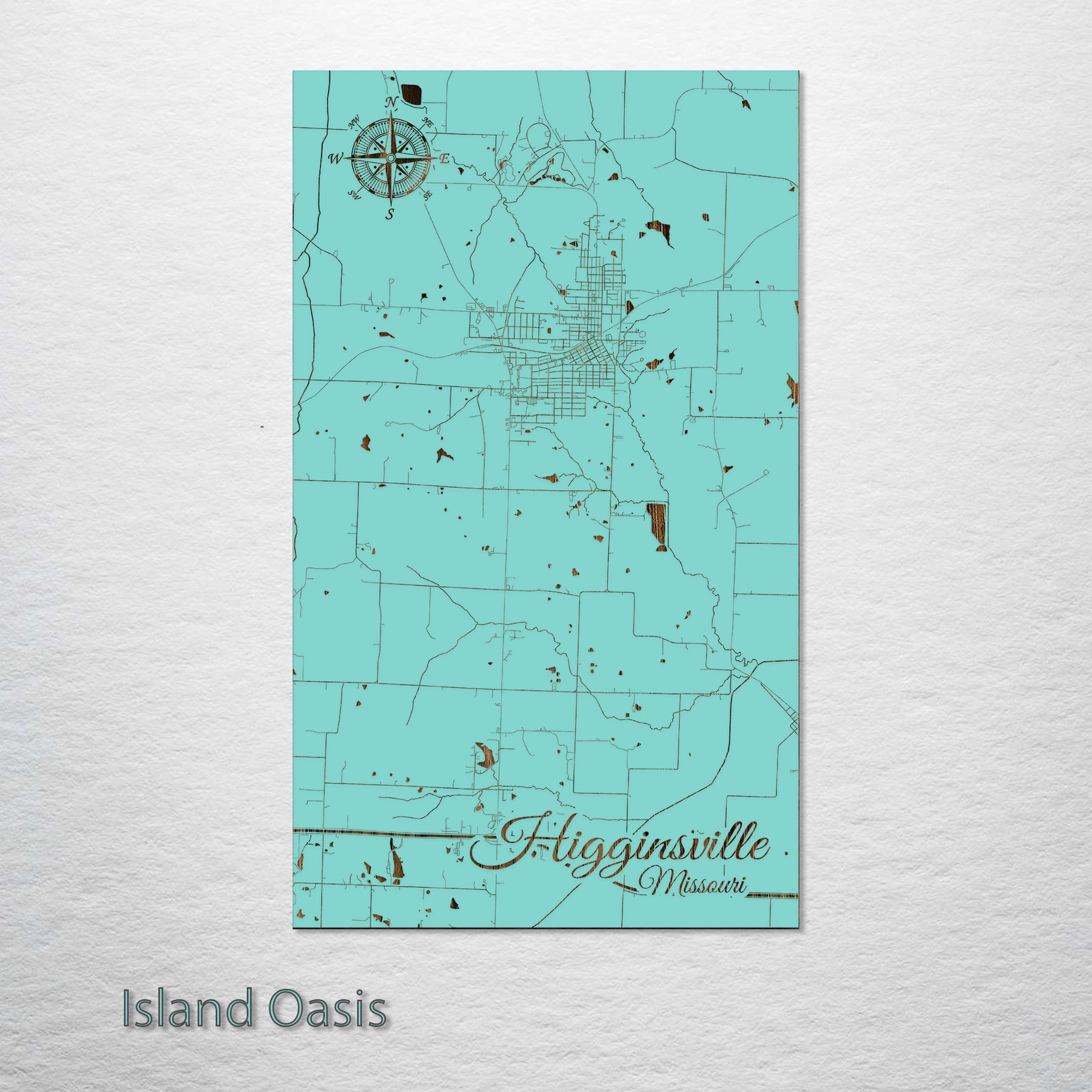 Higginsville, Missouri Street Map