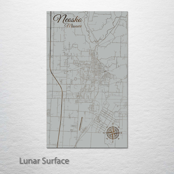 Neosho, Missouri Street Map – Fire & Pine