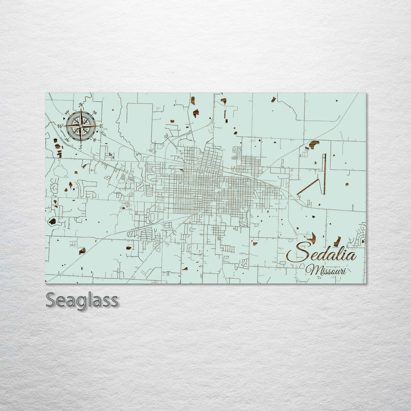 Sedalia, Missouri Street Map – Fire & Pine