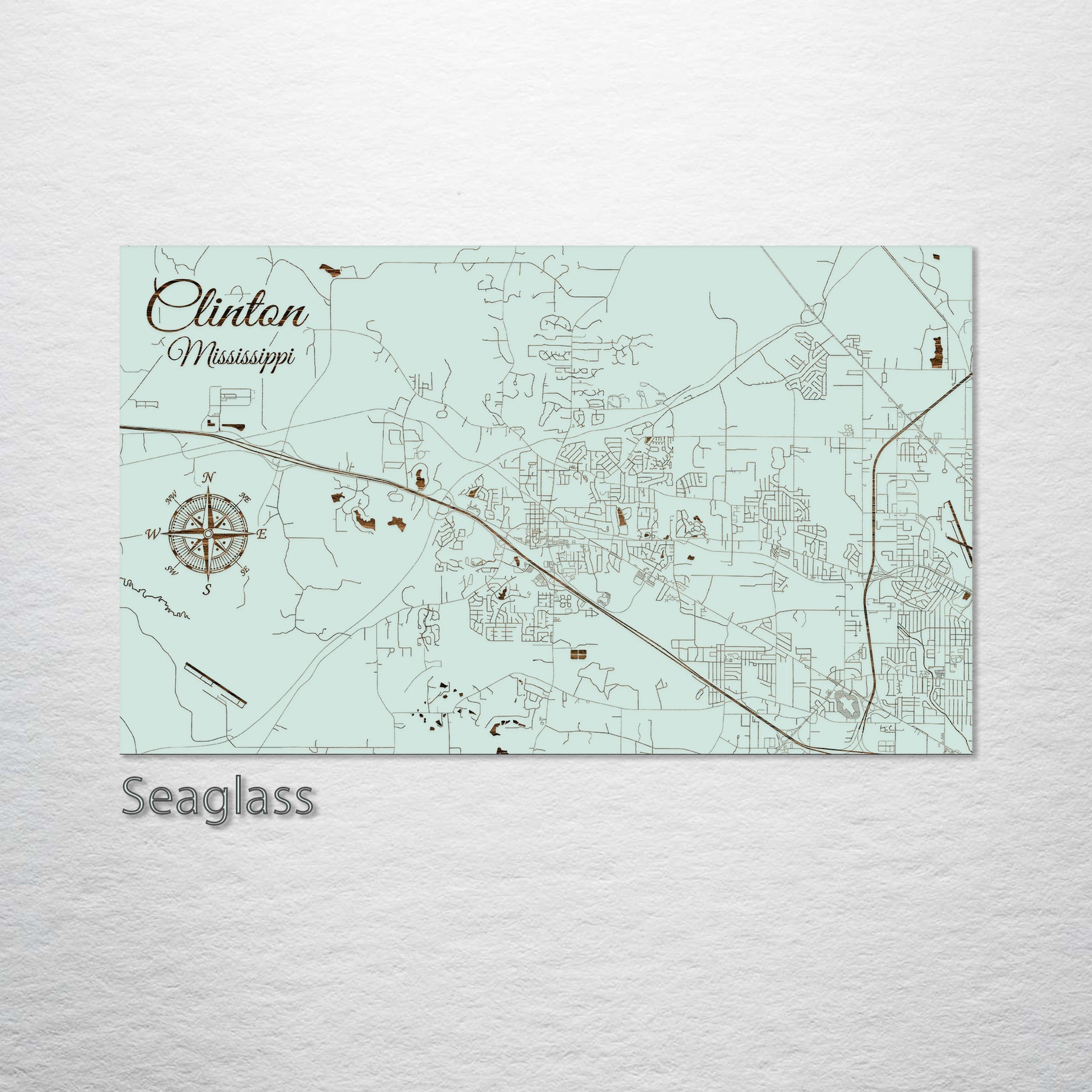 Clinton, Mississippi Street Map