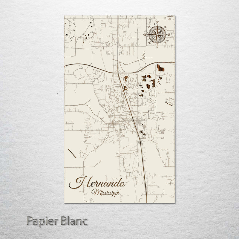 Hernando, Mississippi Street Map – Fire & Pine