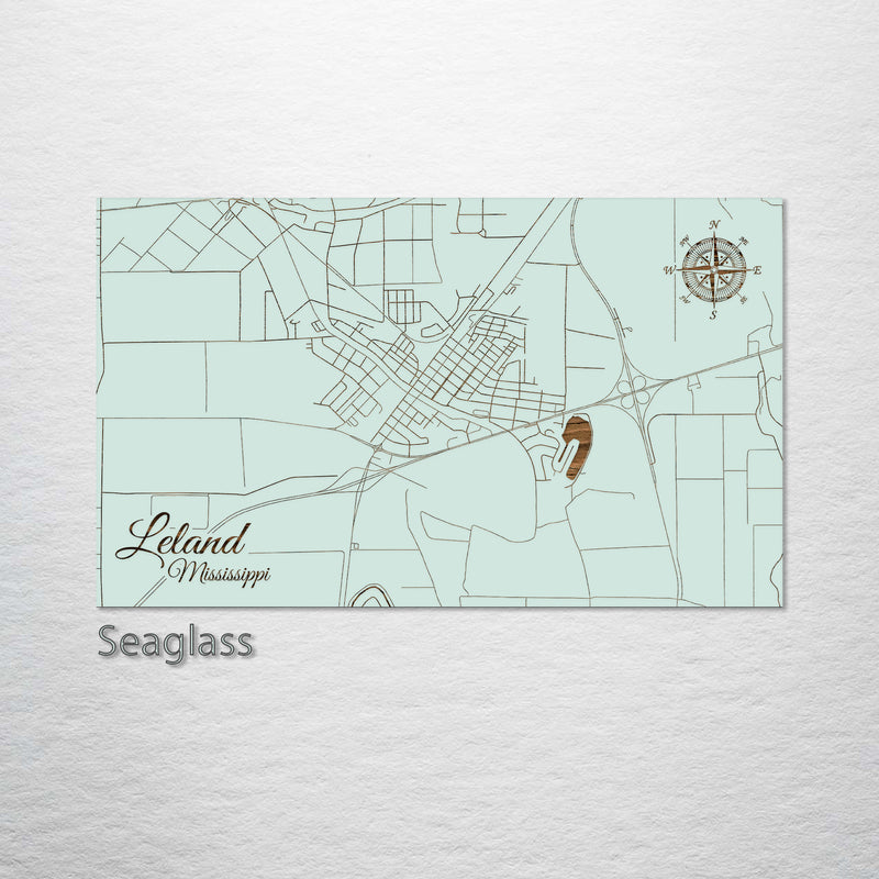 Leland, Mississippi Street Map – Fire & Pine