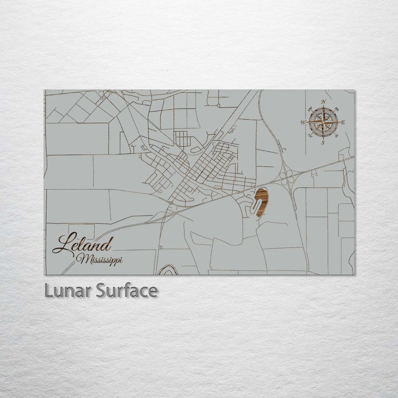 Leland, Mississippi Street Map – Fire & Pine