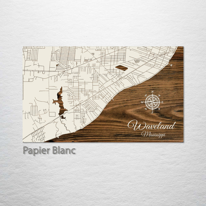 Waveland, Mississippi Street Map – Fire & Pine