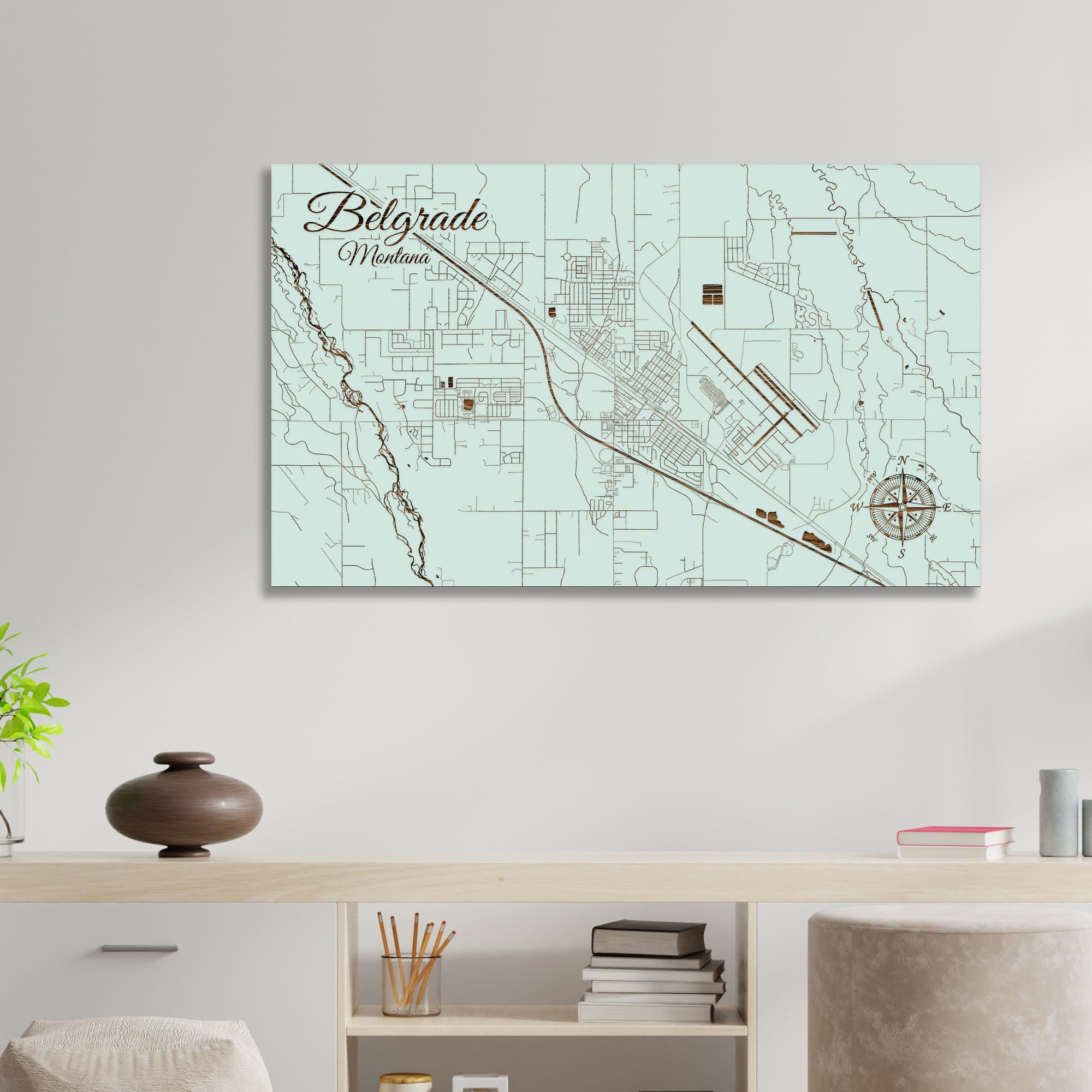 Belgrade, Montana Street Map