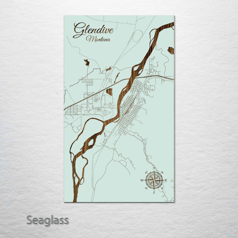 Glendive, Montana Street Map – Fire & Pine