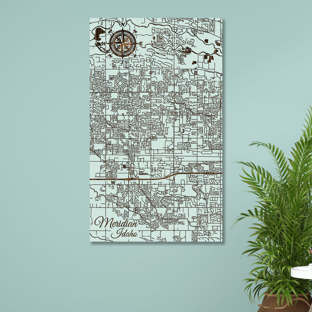 Meridian, Idaho Street Map – Fire & Pine