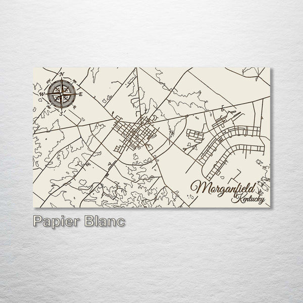 Morganfield, Kentucky Street Map – Fire & Pine