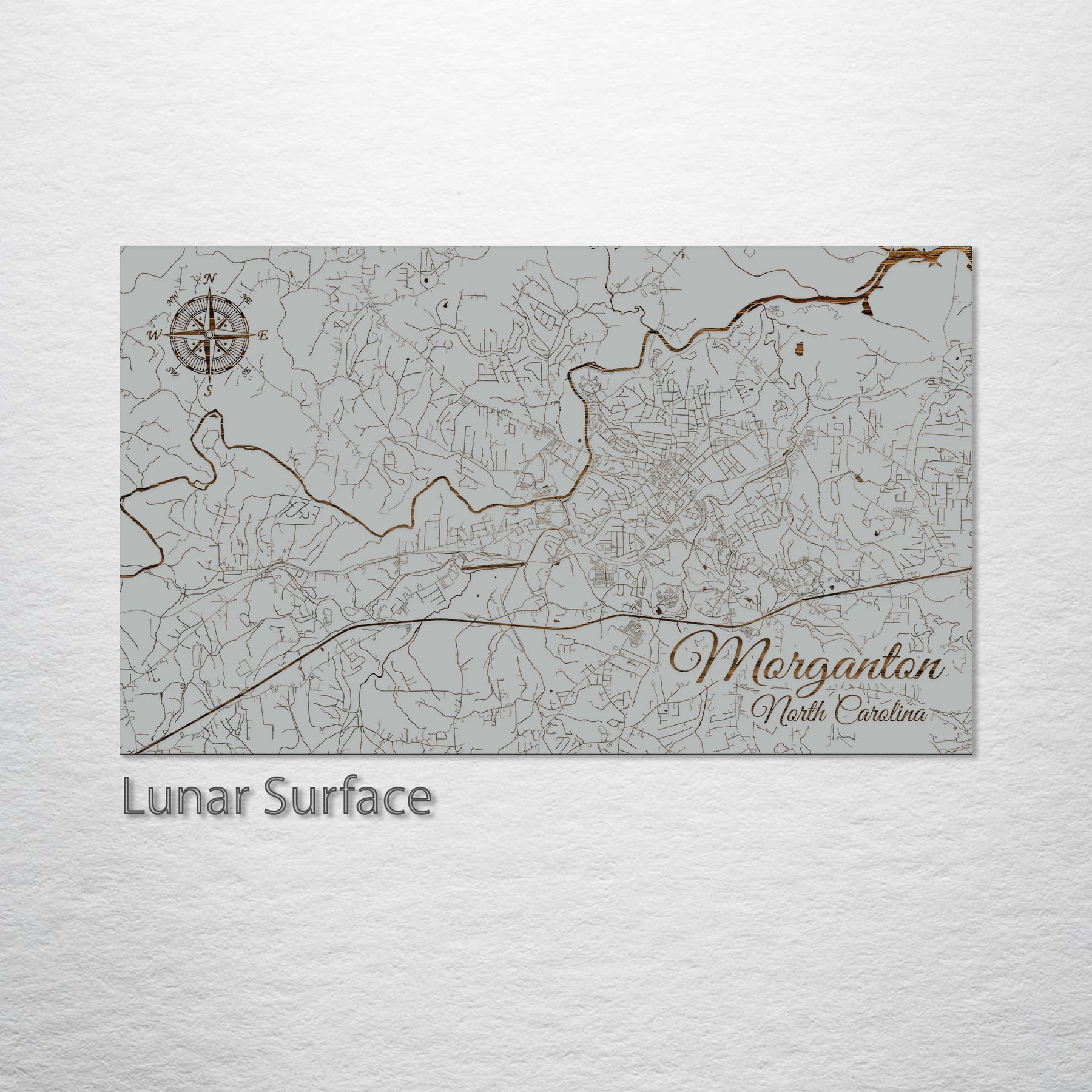 Morganton, North Carolina Street Map