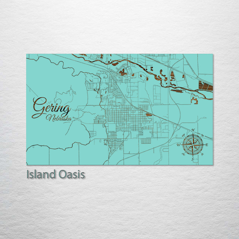 Gering, Nebraska Street Map – Fire & Pine