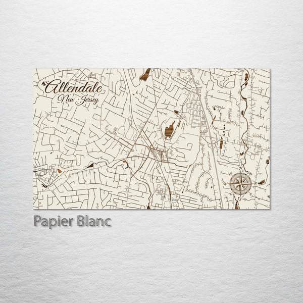 Allendale, New Jersey Street Map – Fire & Pine