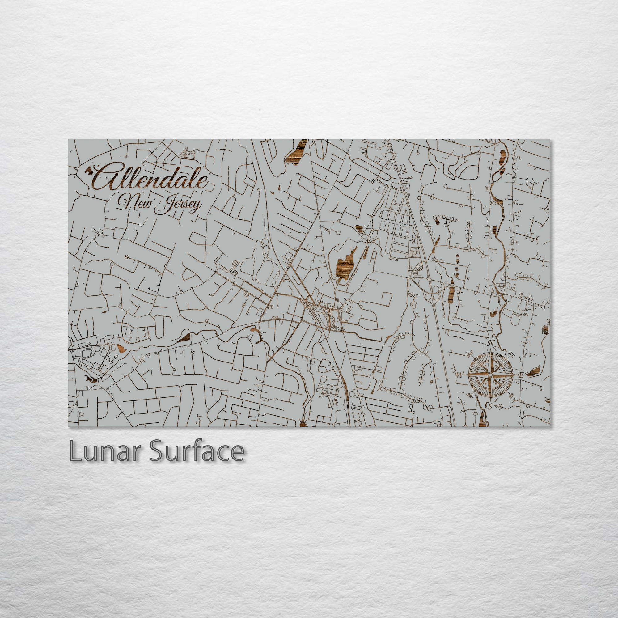 Allendale, New Jersey Street Map – Fire & Pine