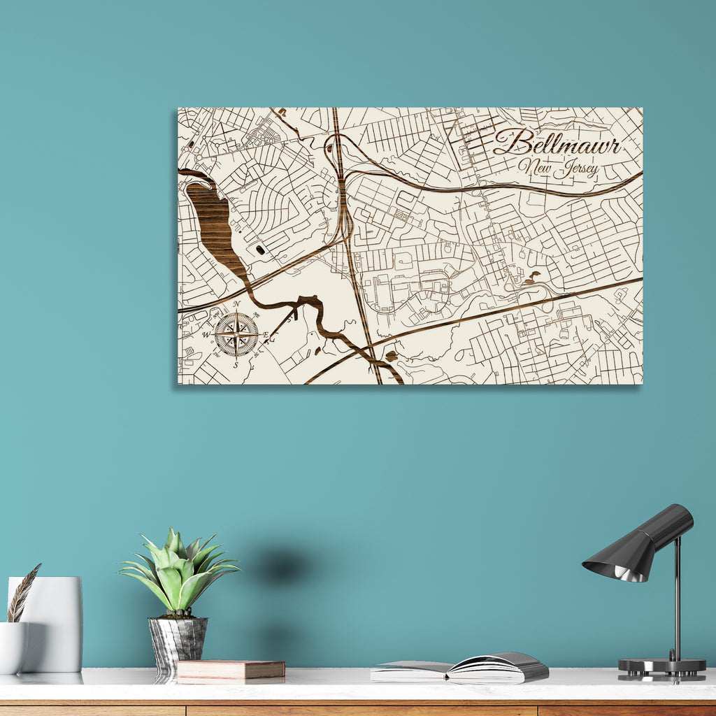 Bellmawr, New Jersey Street Map – Fire & Pine