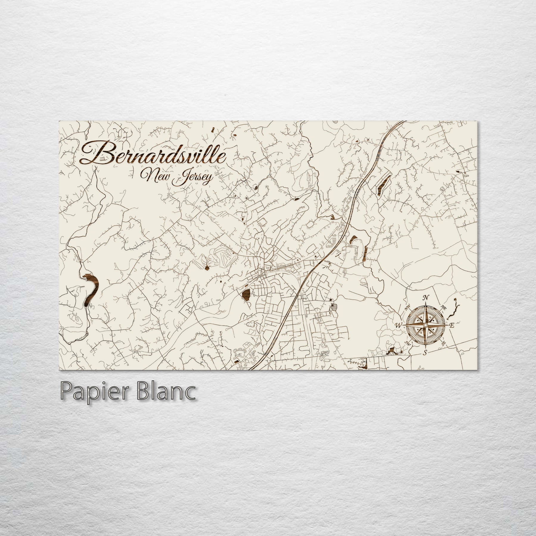 Bernardsville, New Jersey Street Map