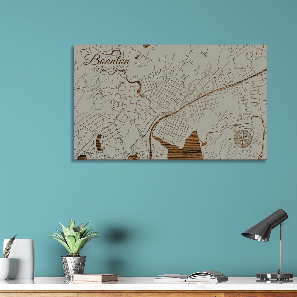 Boonton, New Jersey Street Map – Fire & Pine