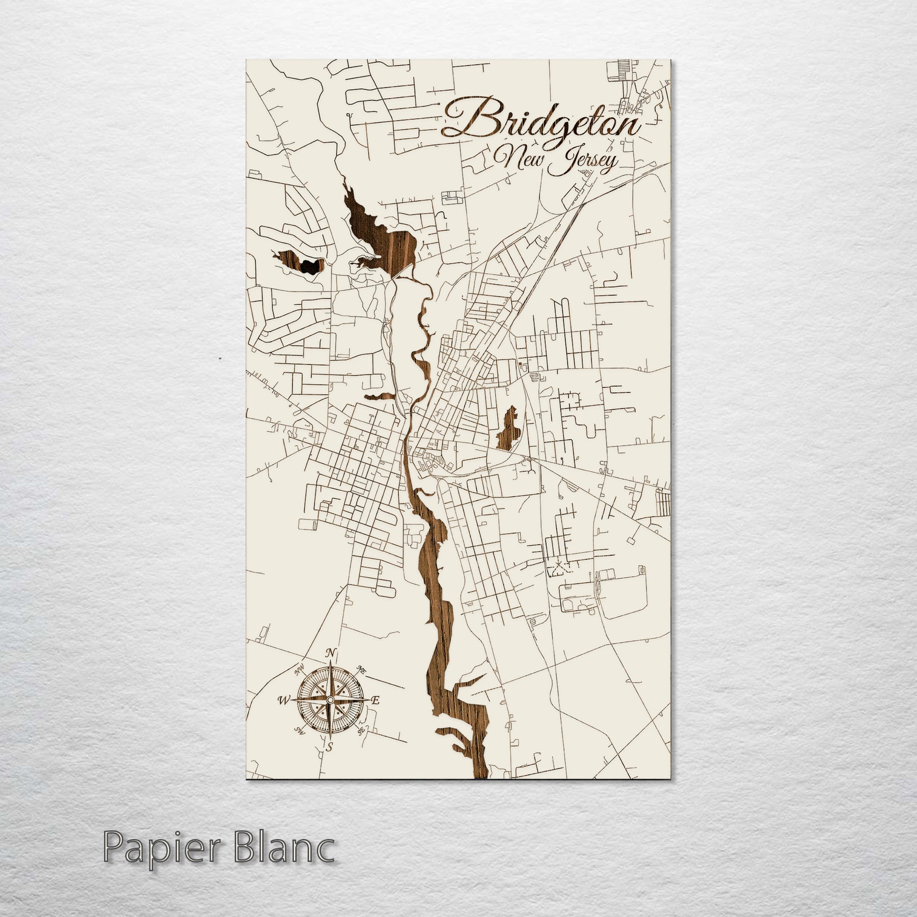 Bridgeton, New Jersey Street Map