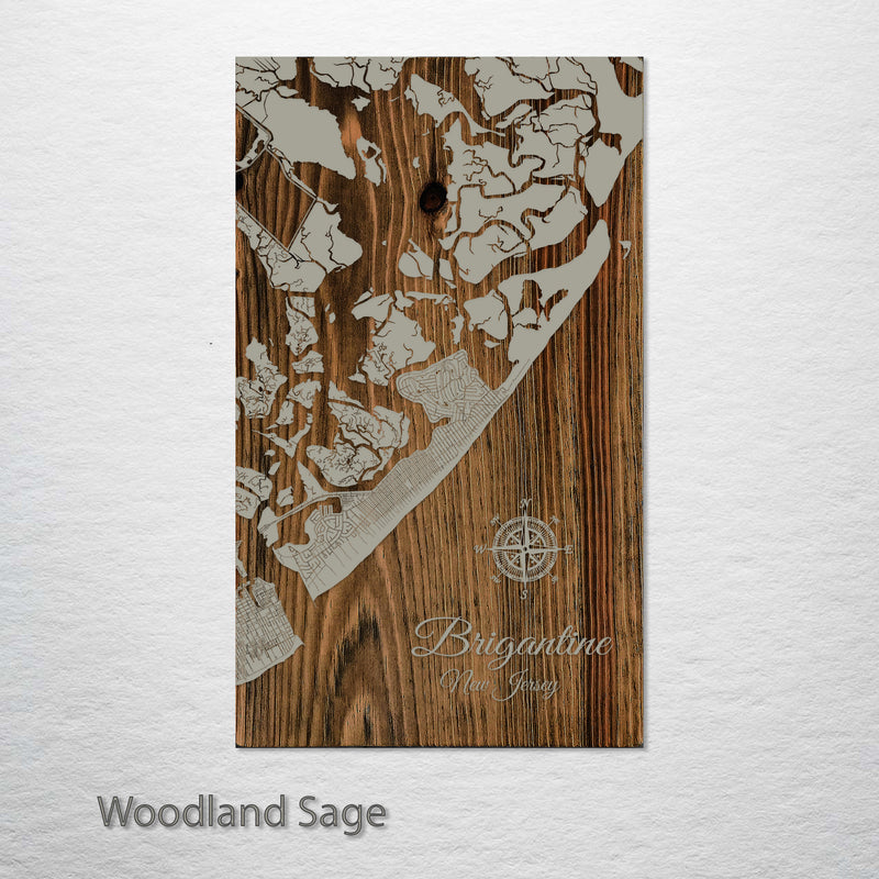 Brigantine, New Jersey Street Map – Fire & Pine