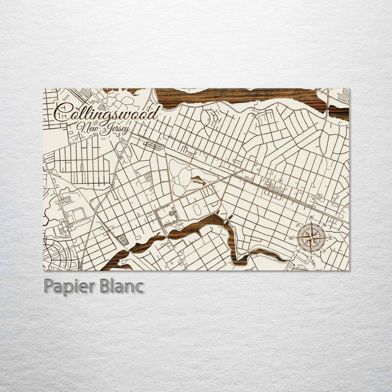 Collingswood, New Jersey Street Map – Fire & Pine