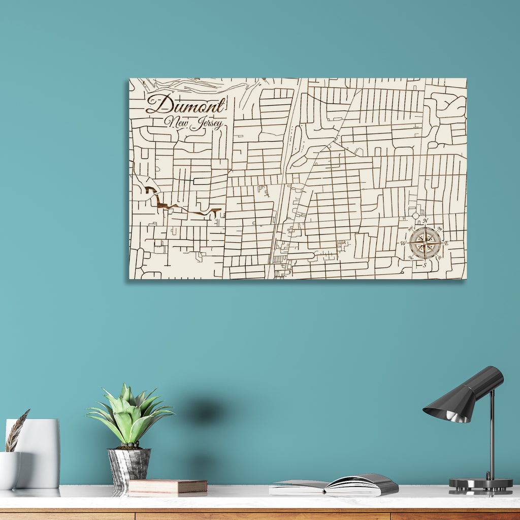 Dumont, New Jersey Street Map – Fire & Pine