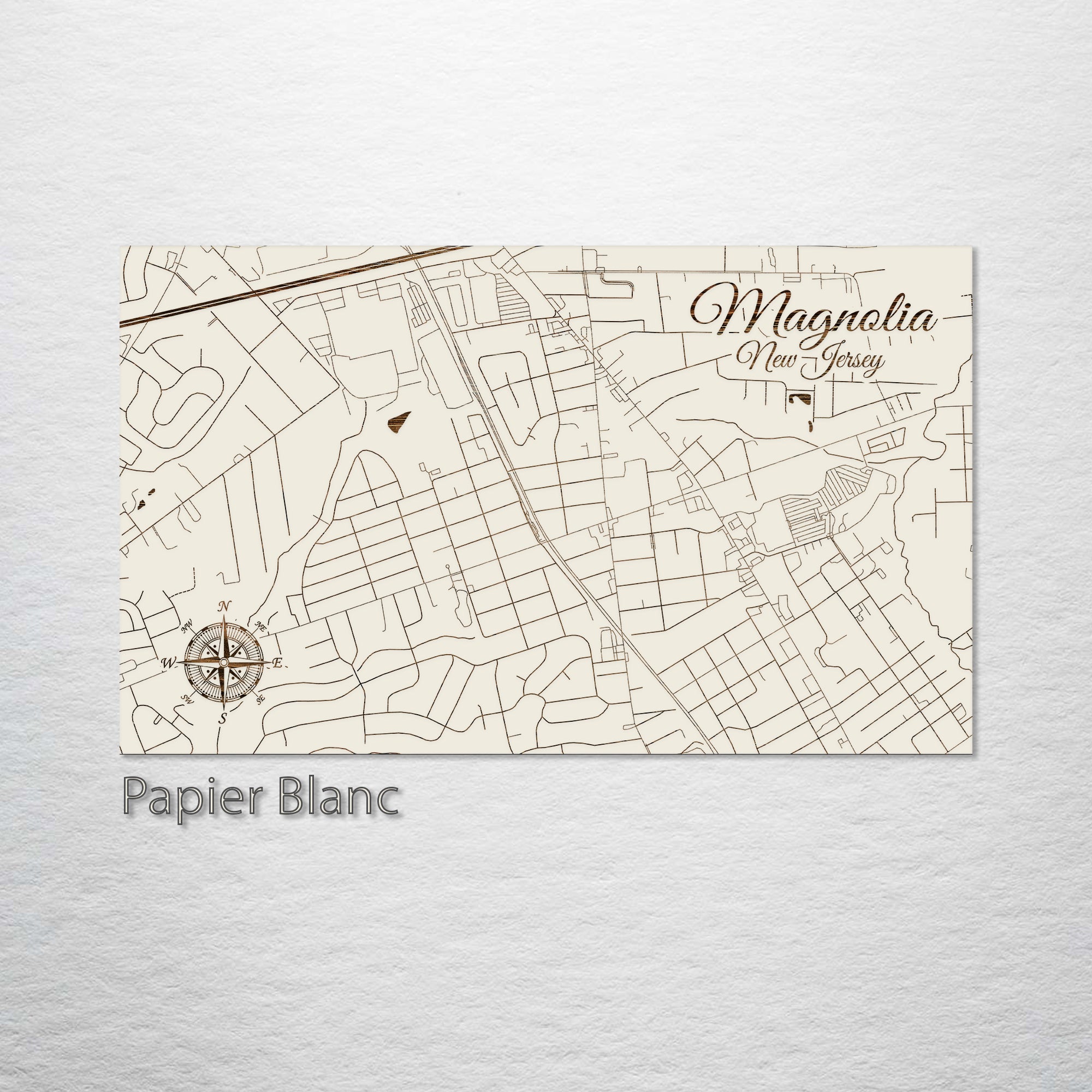 Magnolia, New Jersey Street Map – Fire & Pine