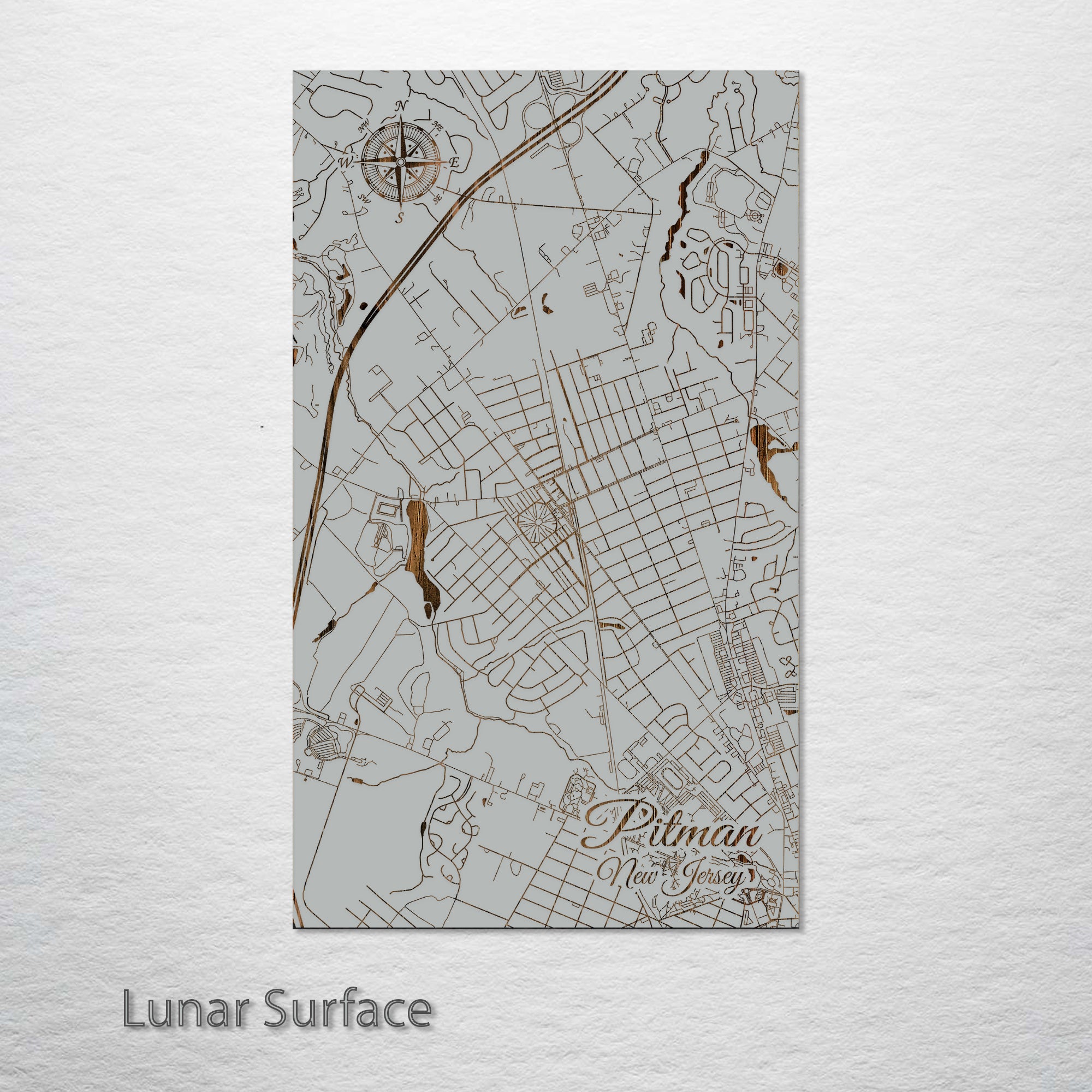 Pitman, New Jersey Street Map – Fire & Pine