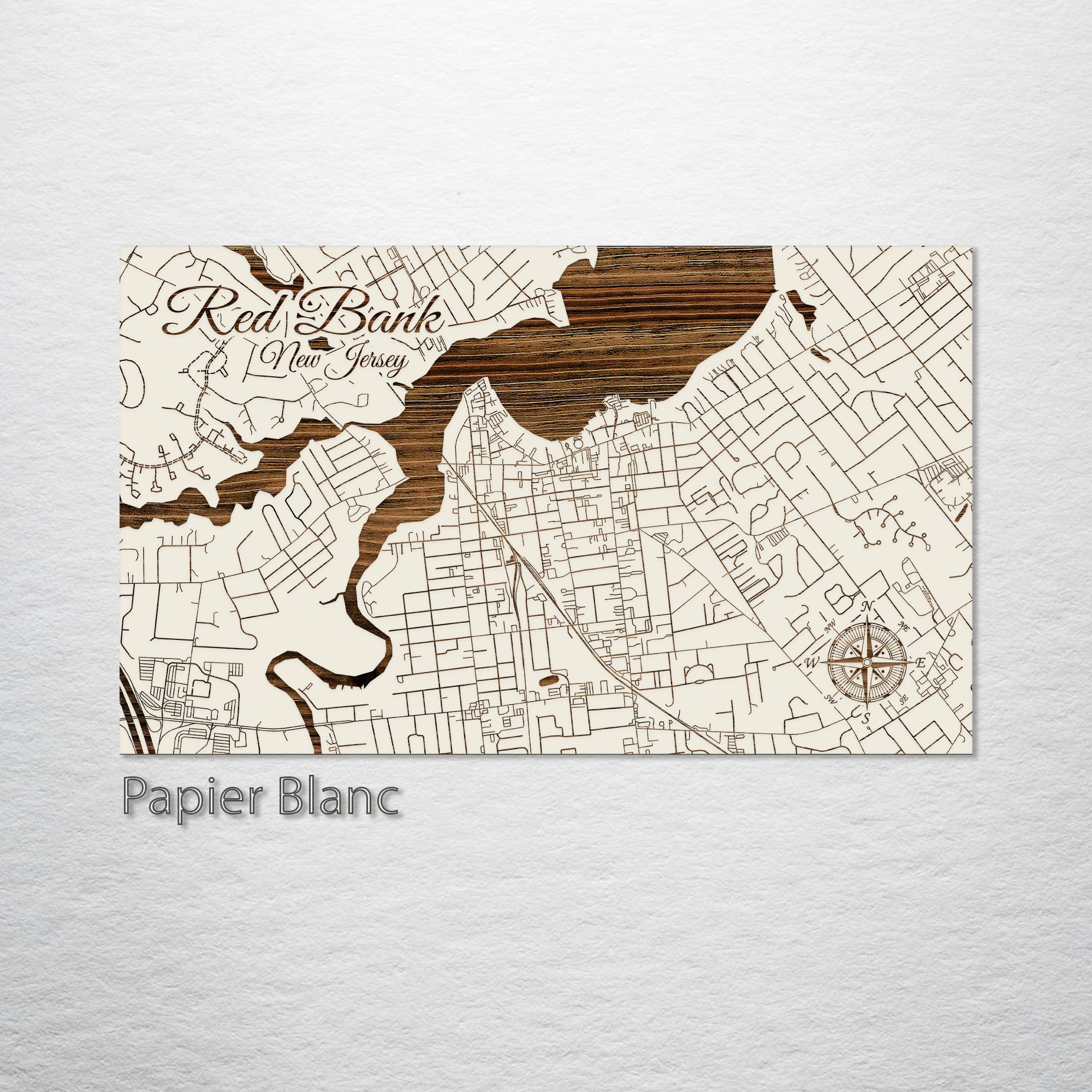 Red Bank, New Jersey Street Map – Fire & Pine