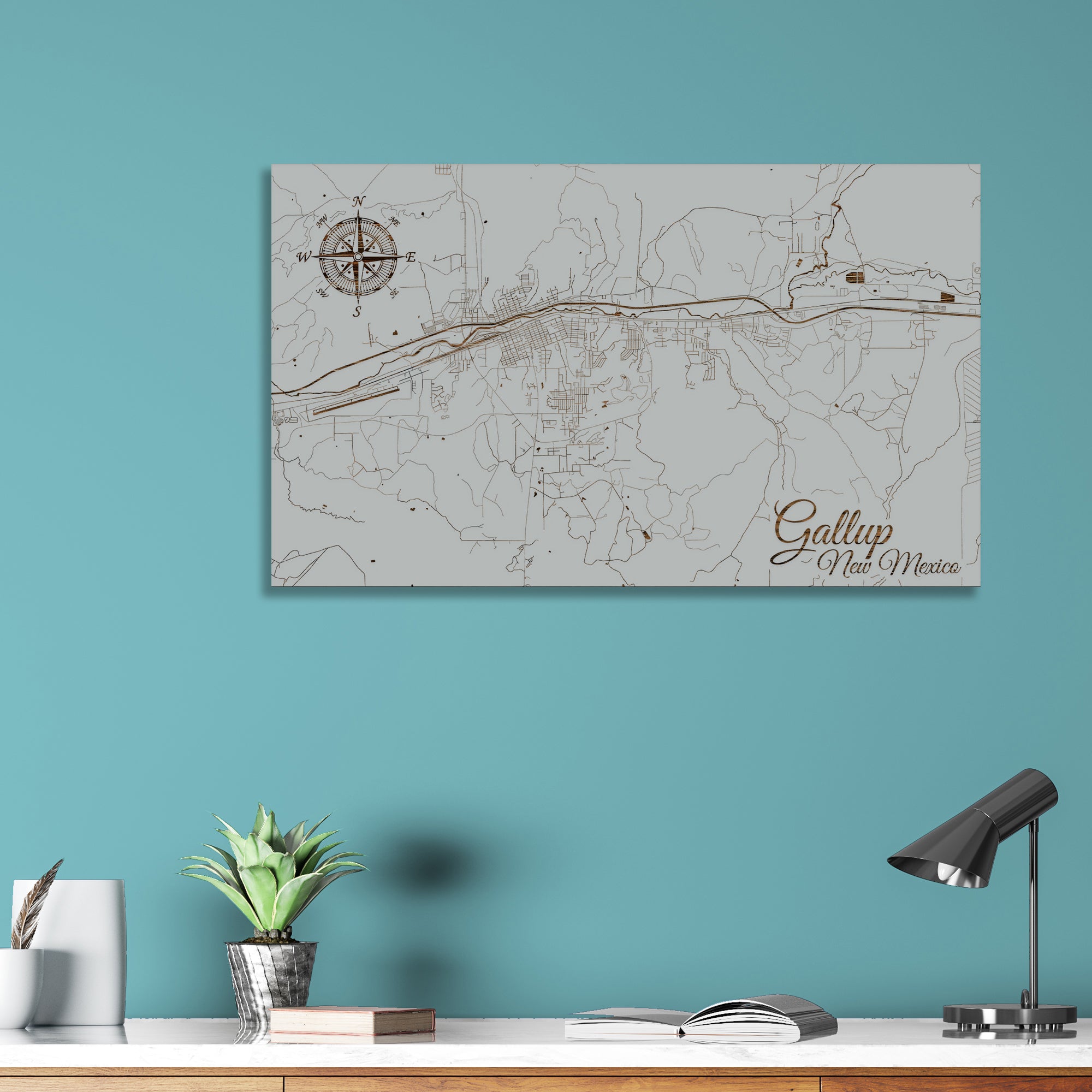 Gallup, New Mexico Street Map