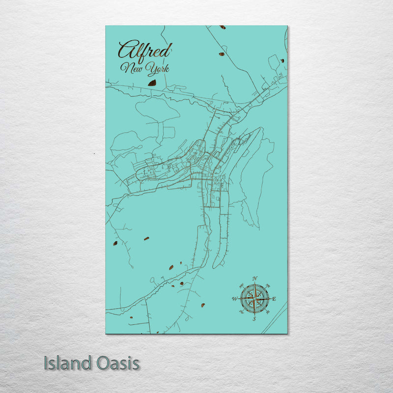 Alfred University Map