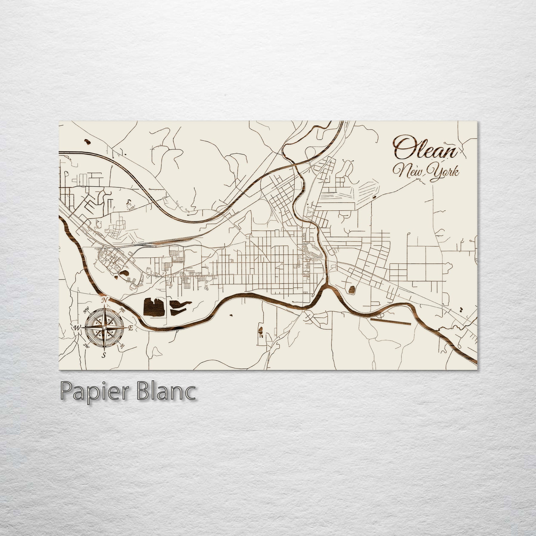 Olean, New York Street Map