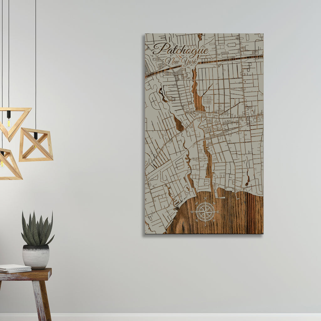 Patchogue, New York Street Map – Fire & Pine