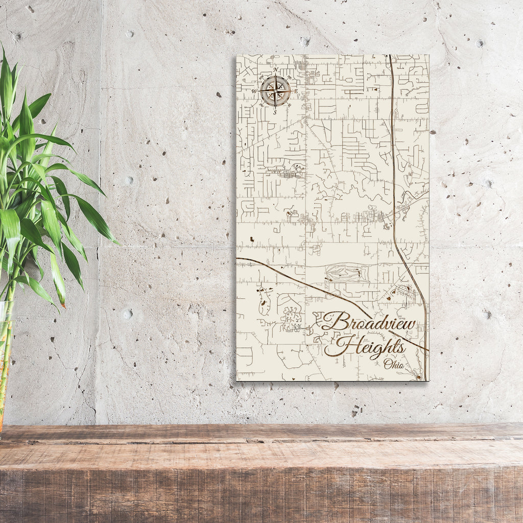 Broadview Heights, Ohio Street Map – Fire & Pine