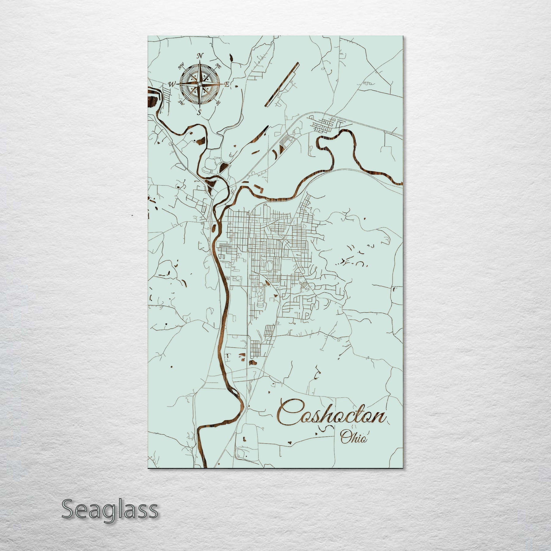 Coshocton, Ohio Street Map