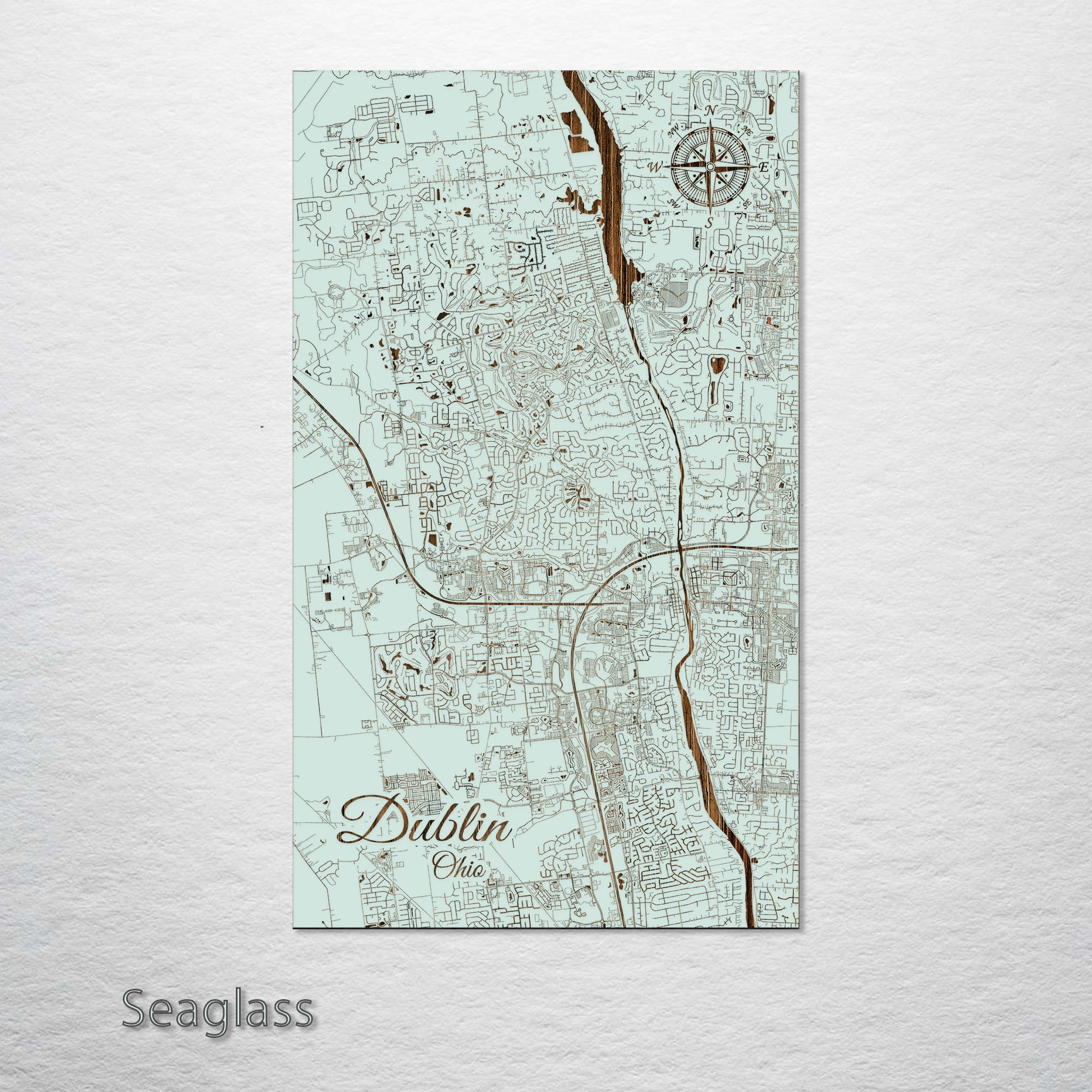Dublin, Ohio Street Map – Fire & Pine