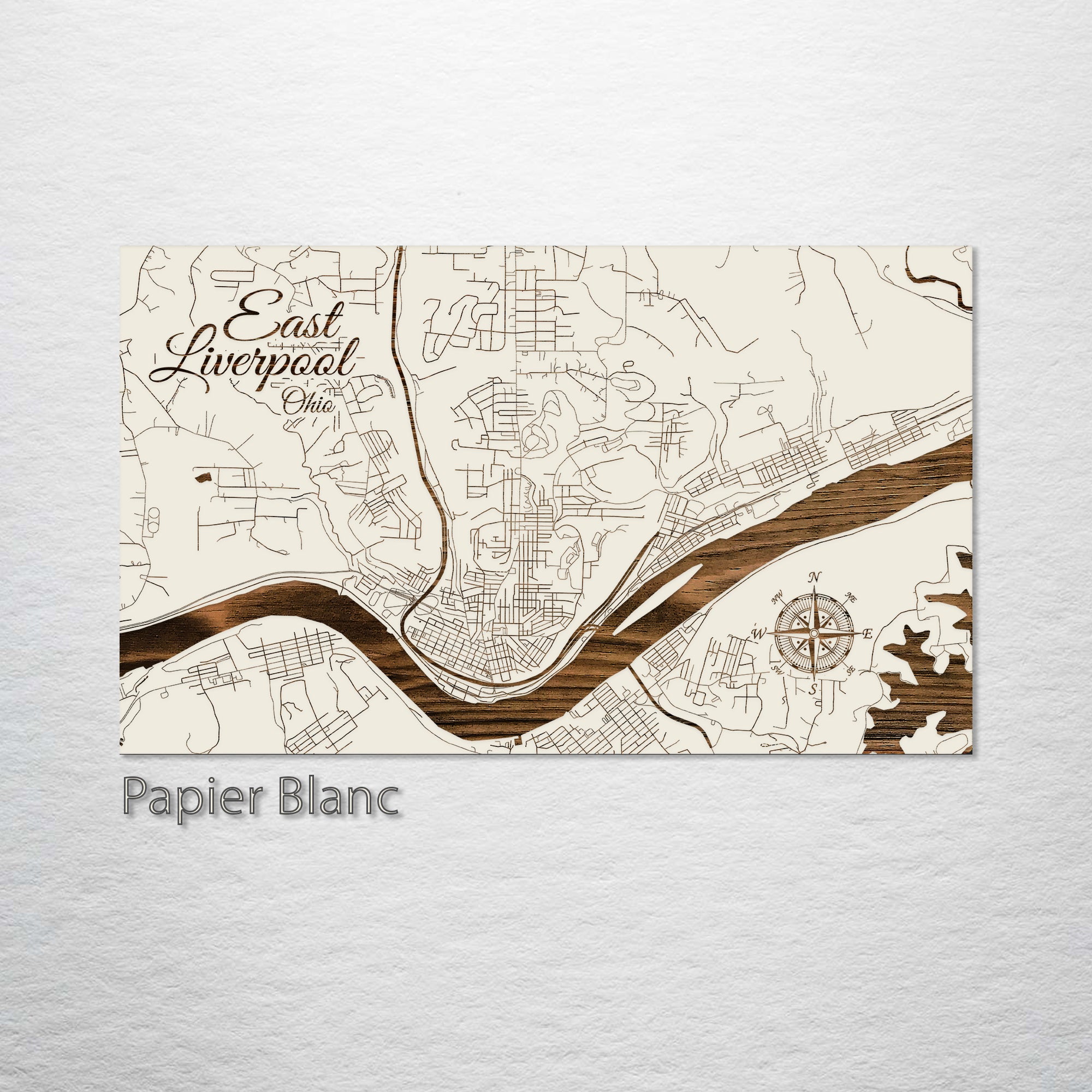 East Liverpool, Ohio Street Map – Fire & Pine