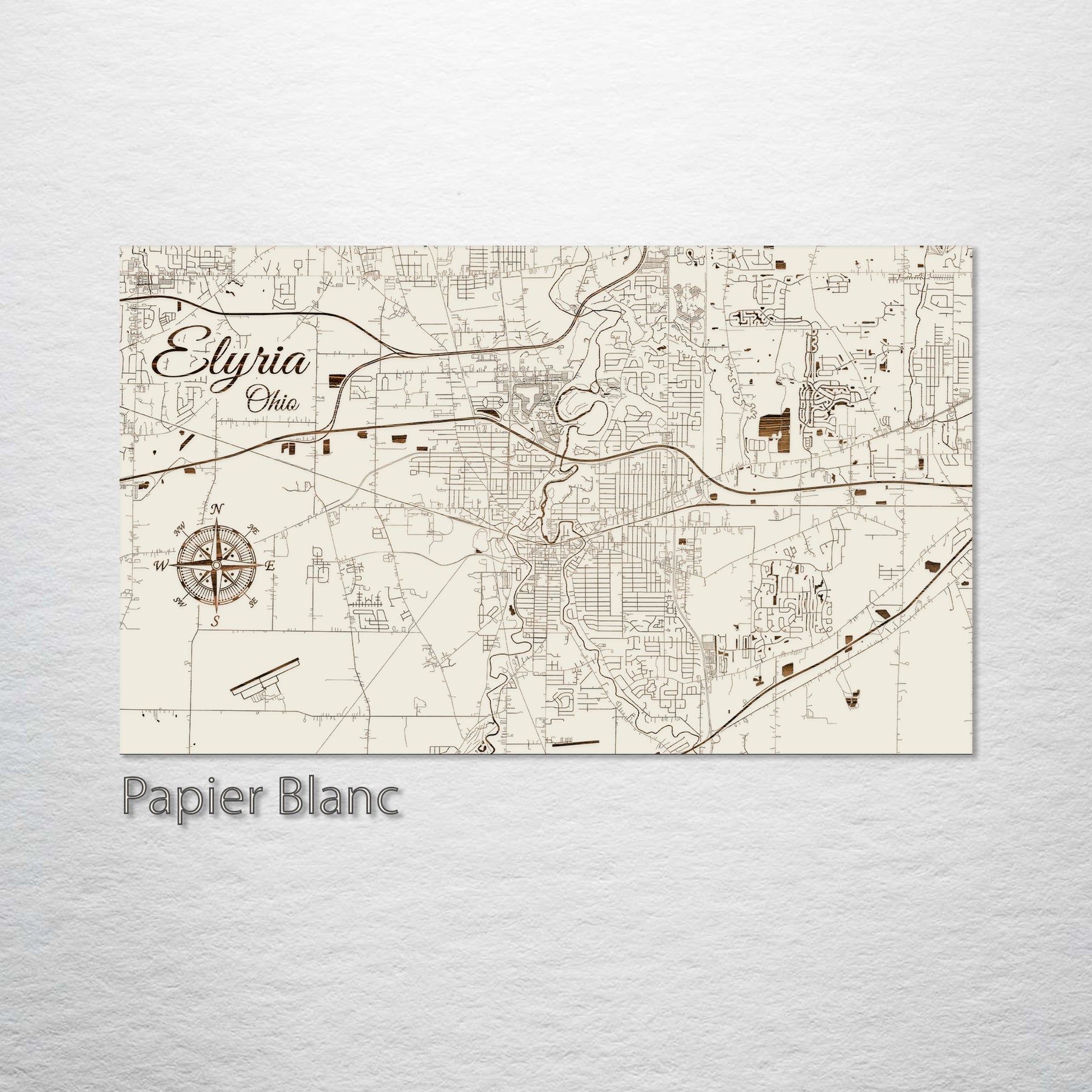 Elyria, Ohio Street Map