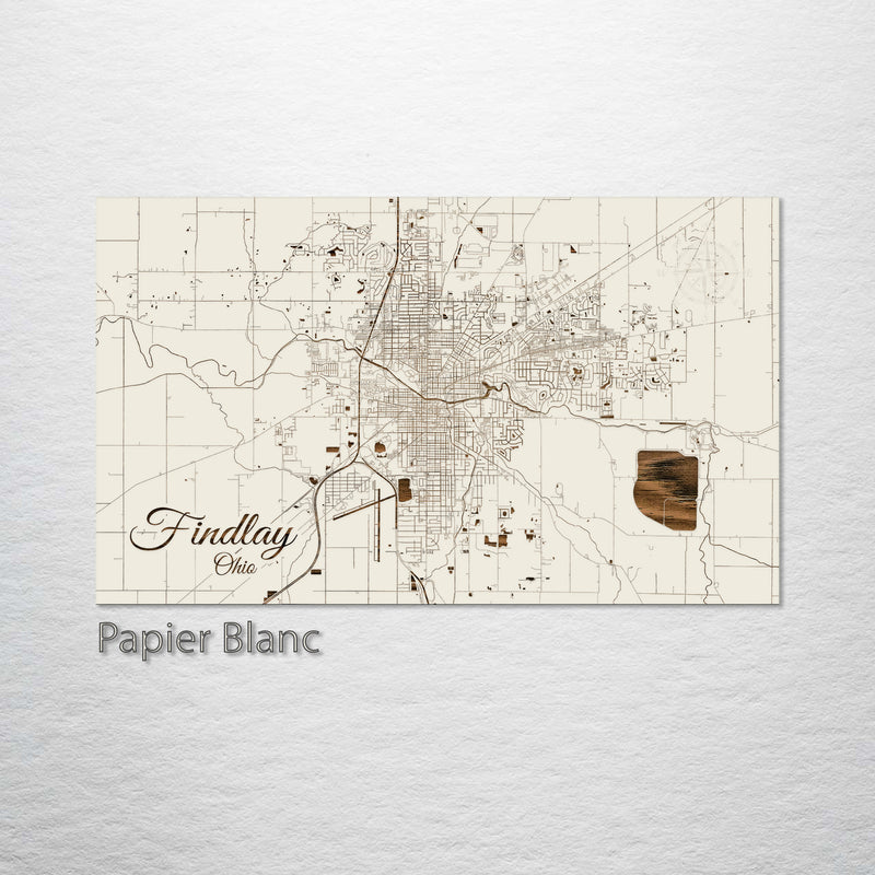 Findlay, Ohio Street Map – Fire & Pine