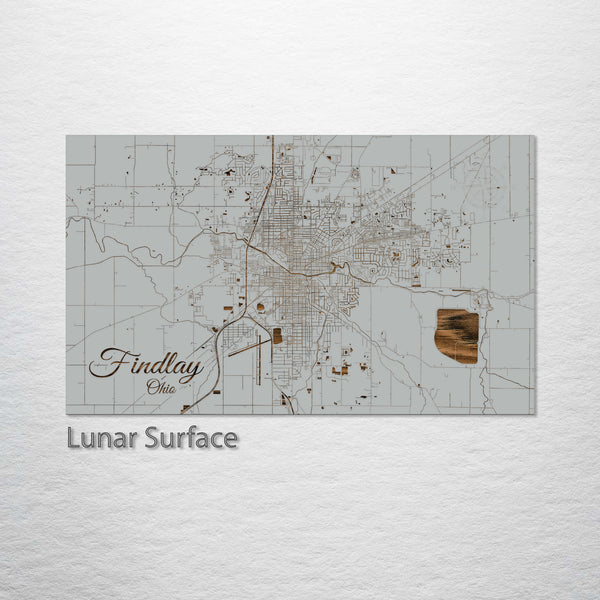 Findlay, Ohio Street Map – Fire & Pine