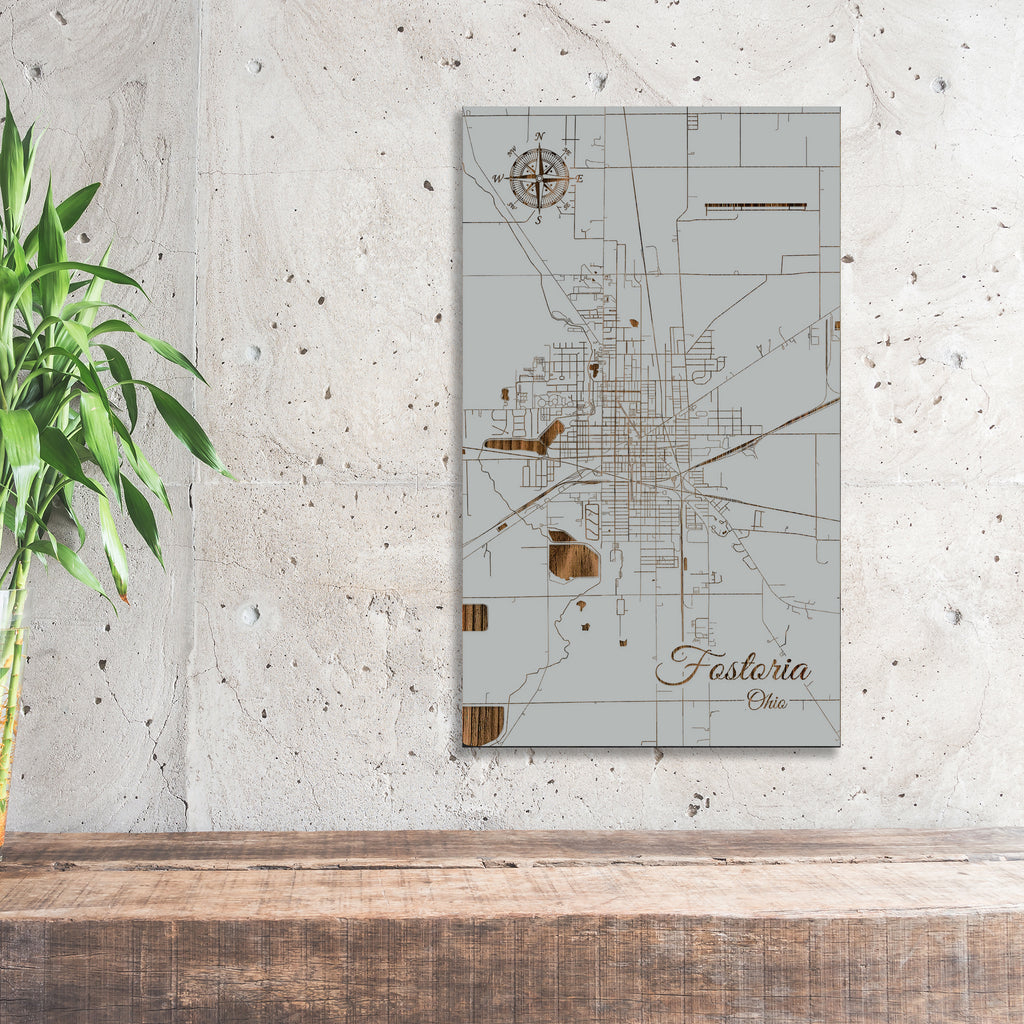 Fostoria, Ohio Street Map | Fire & Pine