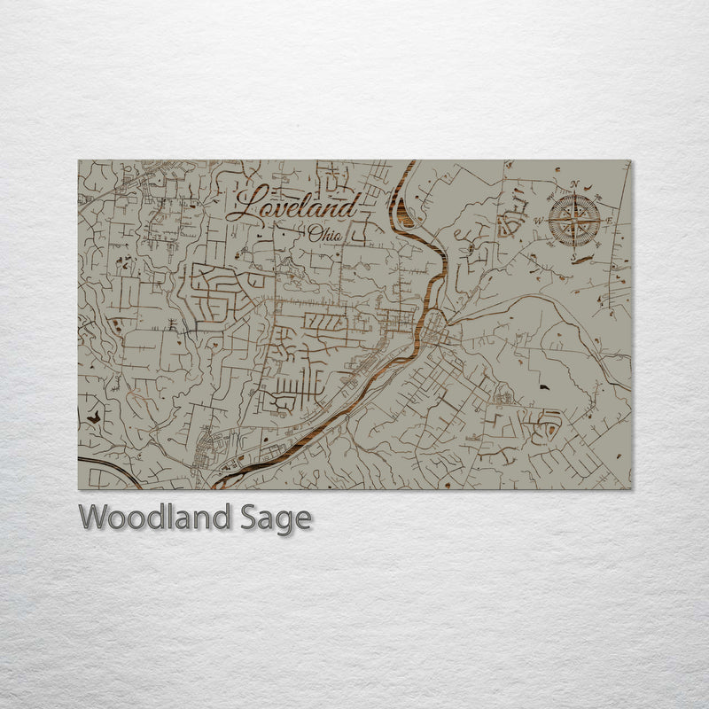 Loveland, Ohio Street Map – Fire & Pine