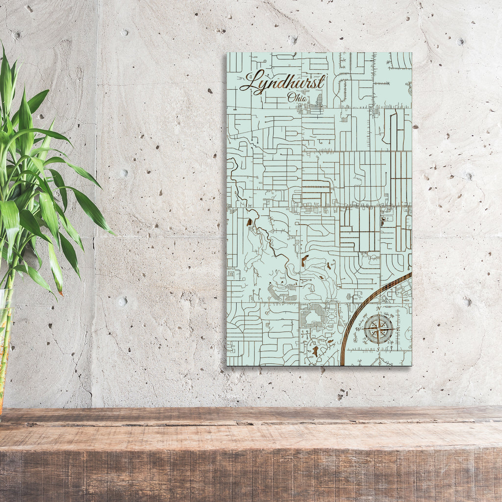 Lyndhurst, Ohio Street Map – Fire & Pine