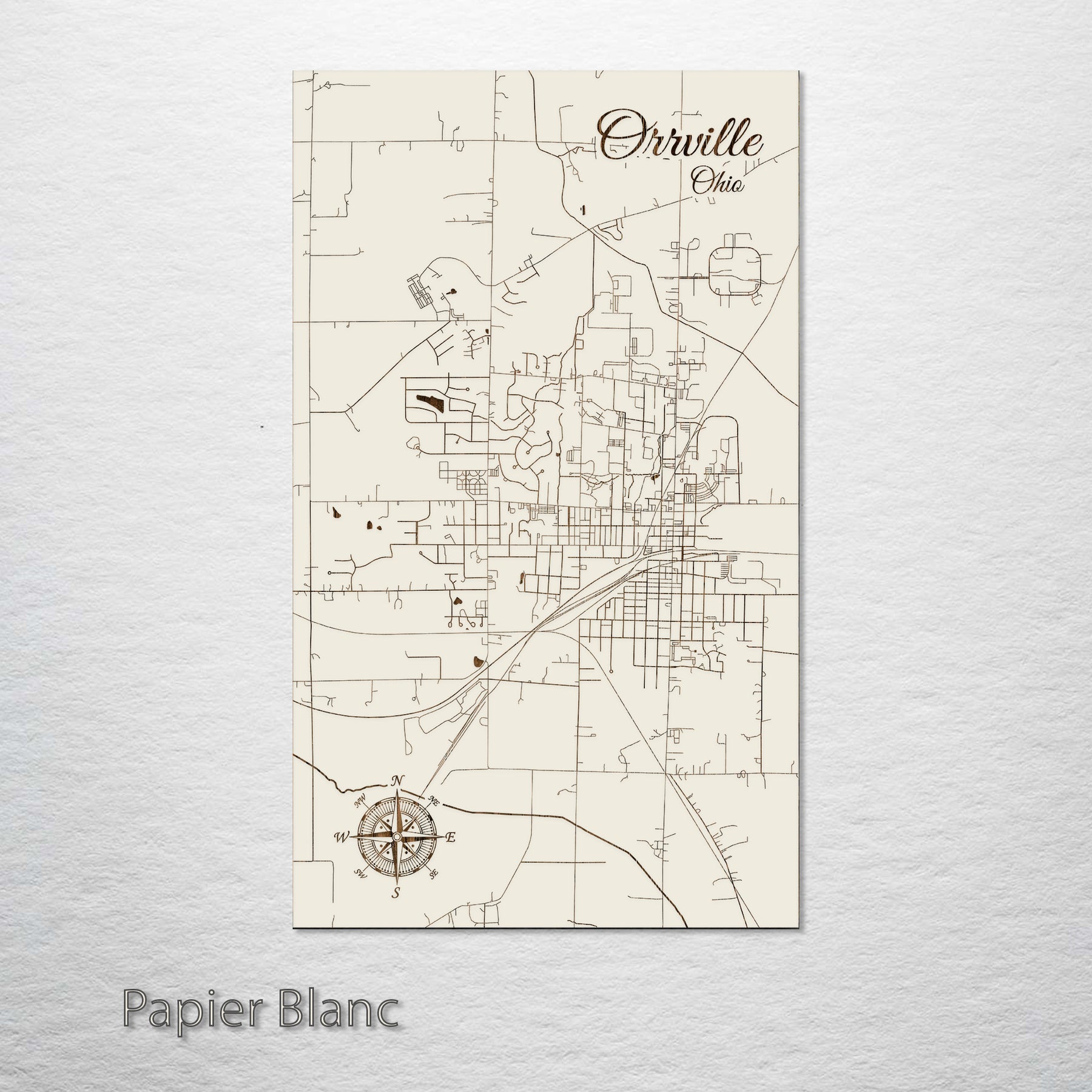 Orrville, Ohio Street Map
