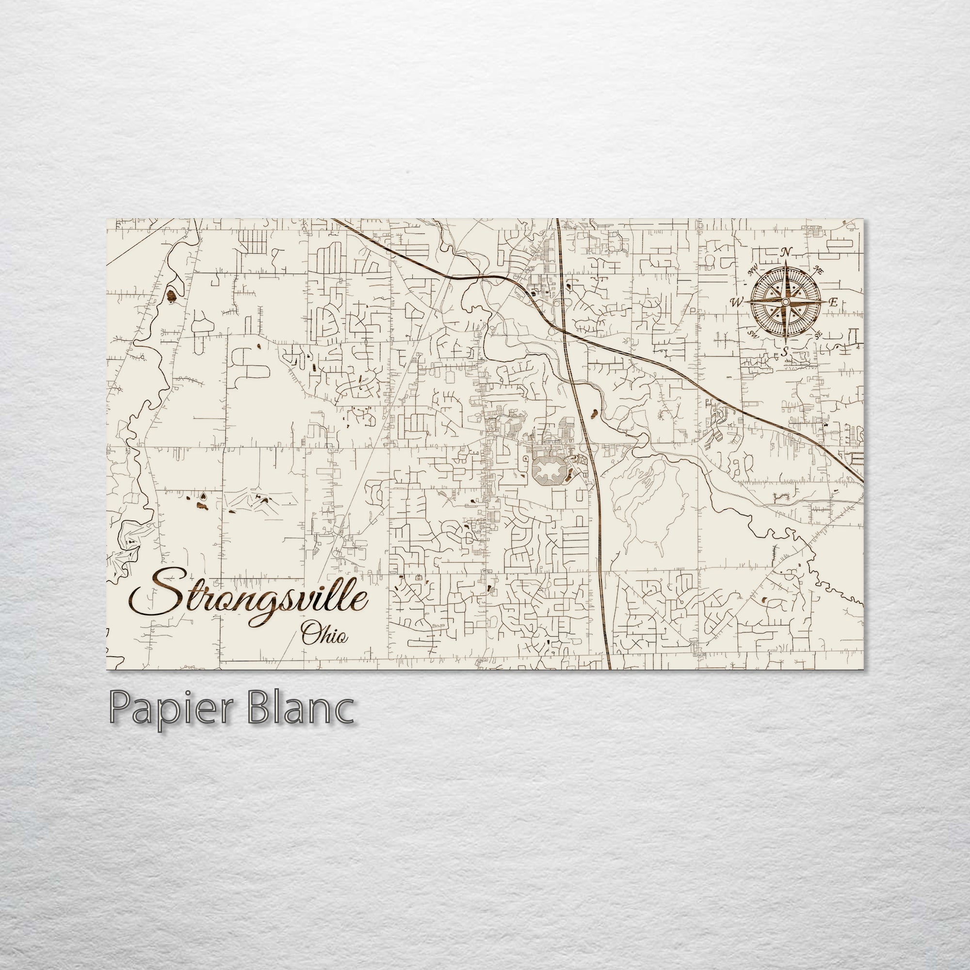 Strongsville, Ohio Street Map – Fire & Pine