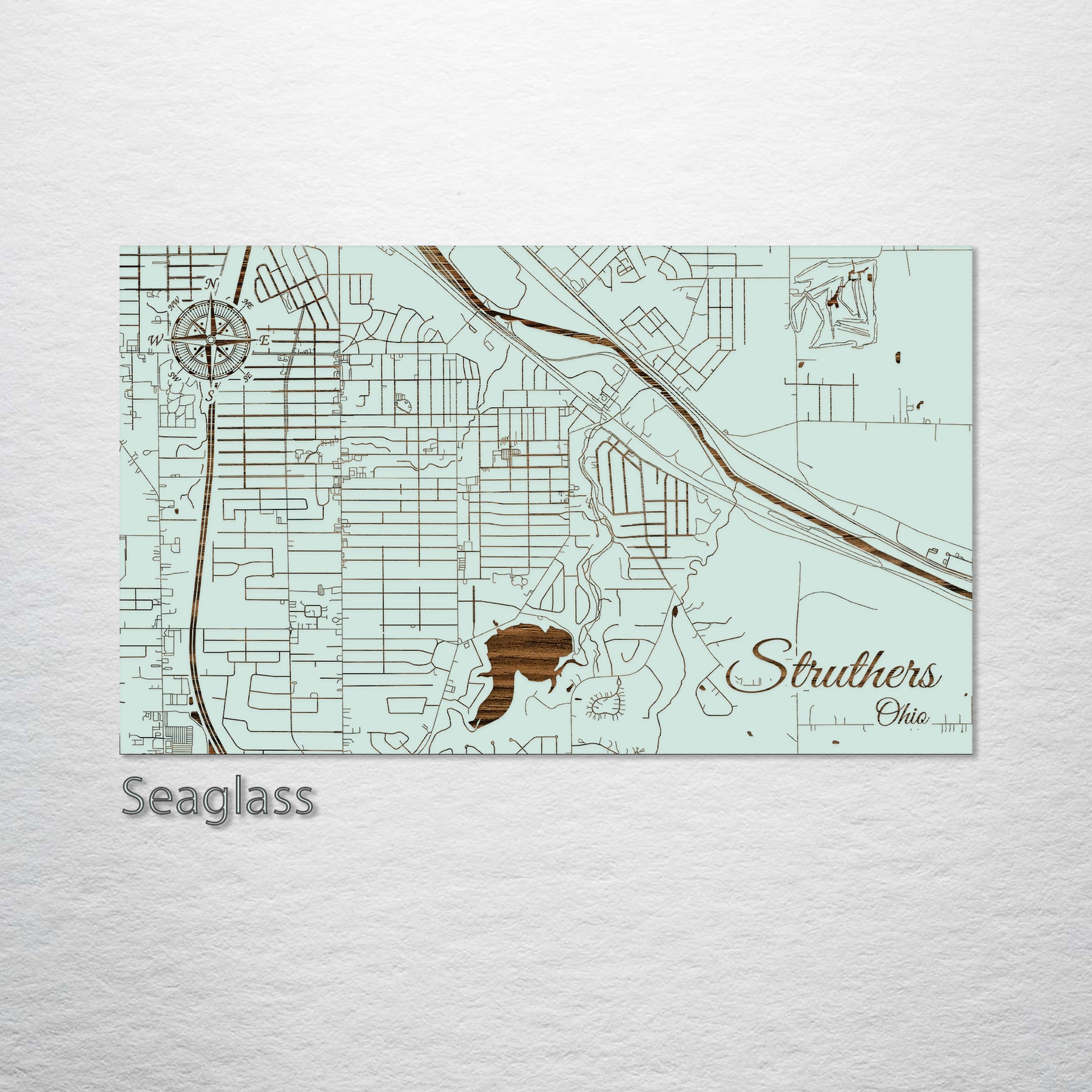 Struthers, Ohio Street Map