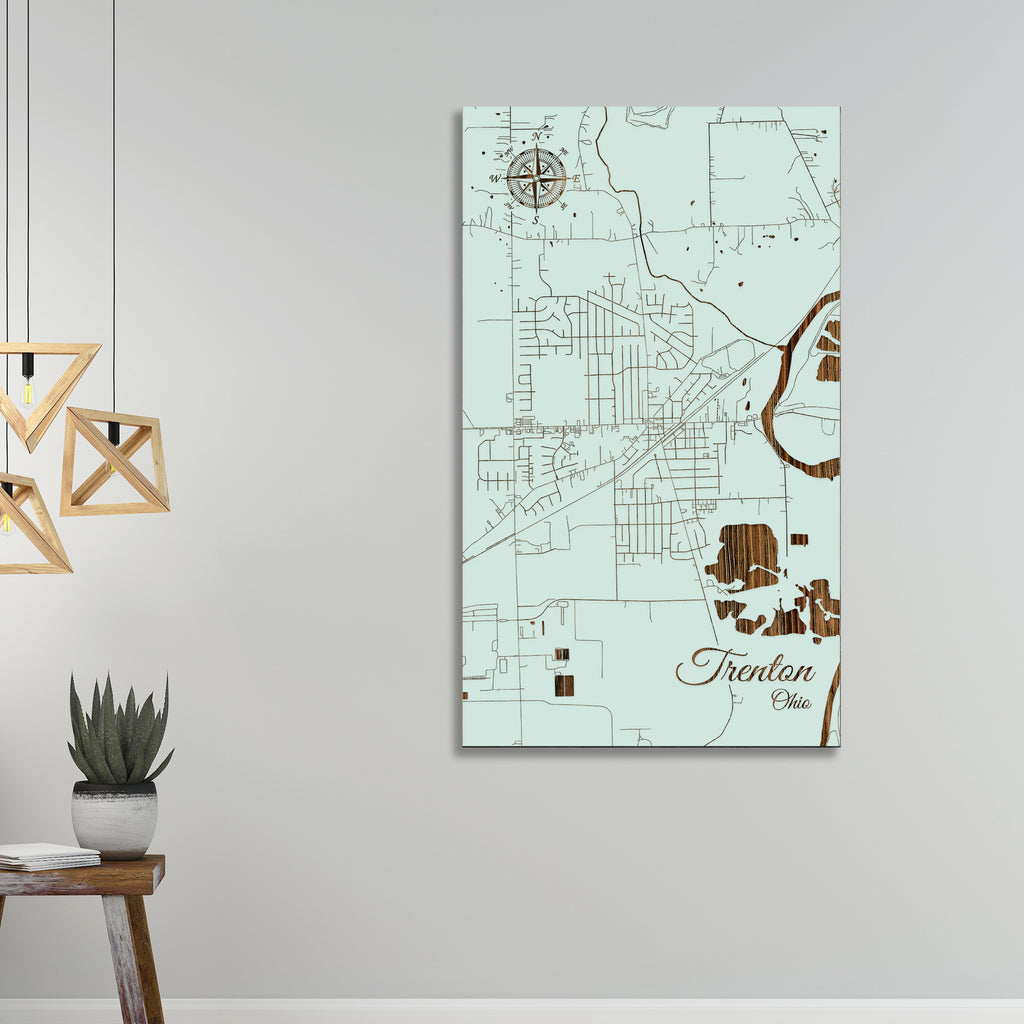 Trenton, Ohio Street Map – Fire & Pine