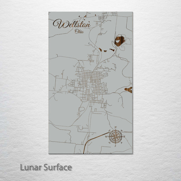 Wellston, Ohio Street Map – Fire & Pine